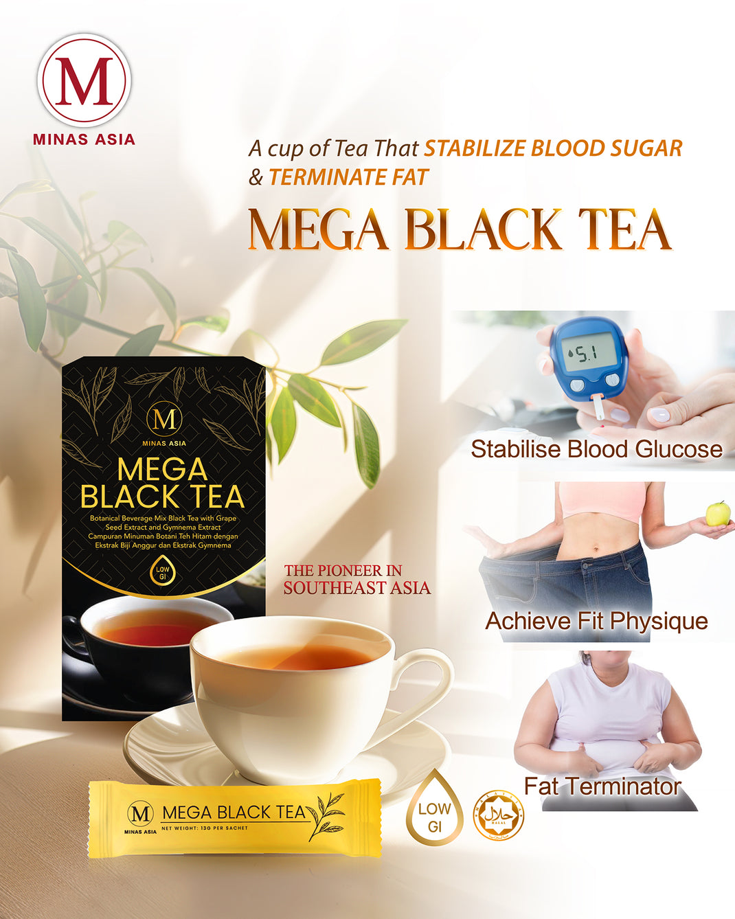MEGA BLACK TEA | Fat Terminating – My Store